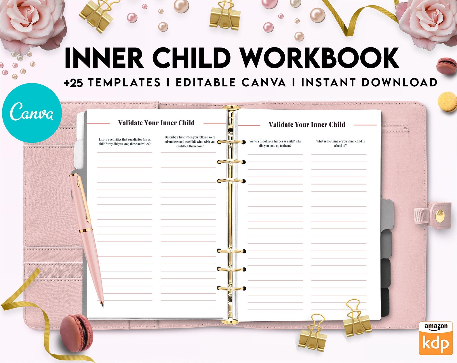Inner Child Shadow Work Journal Prompts Editable Templates - Etsy