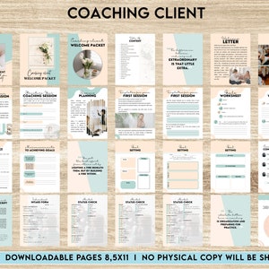 Coaching Client Welcome Packet, Client Onboarding Bundle, Life Coach ...