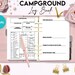 Camping Campground Journal 6x9 Canva Editable Template, Canva KDP ...