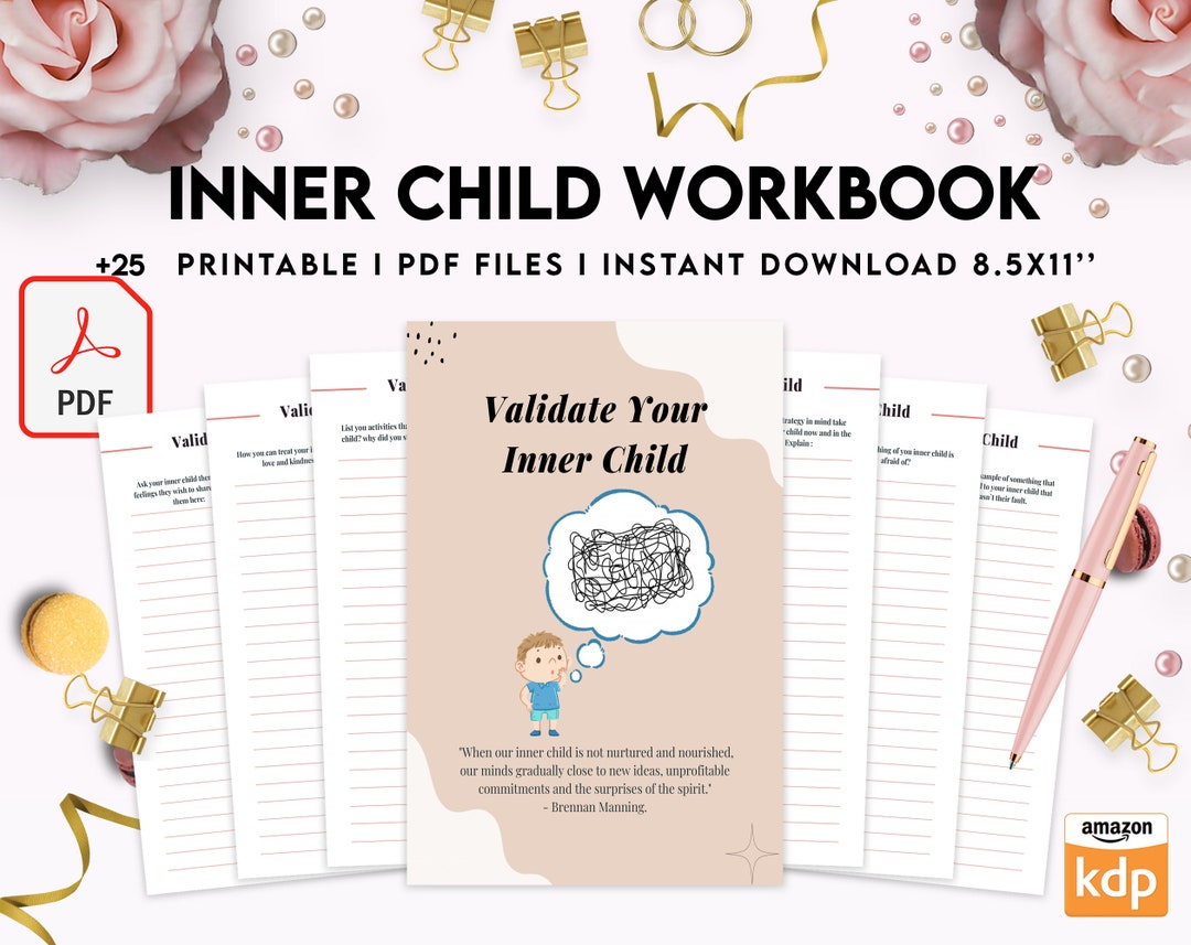 Inner Child Shadow Work, Journal Prompts, Printable Workbook Mental ...