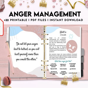Anger Management for Adults, Therapy Journal , Mental Health, Self Care ...