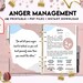 Anger Management for Adults, Therapy Journal , Mental Health, Self Care ...