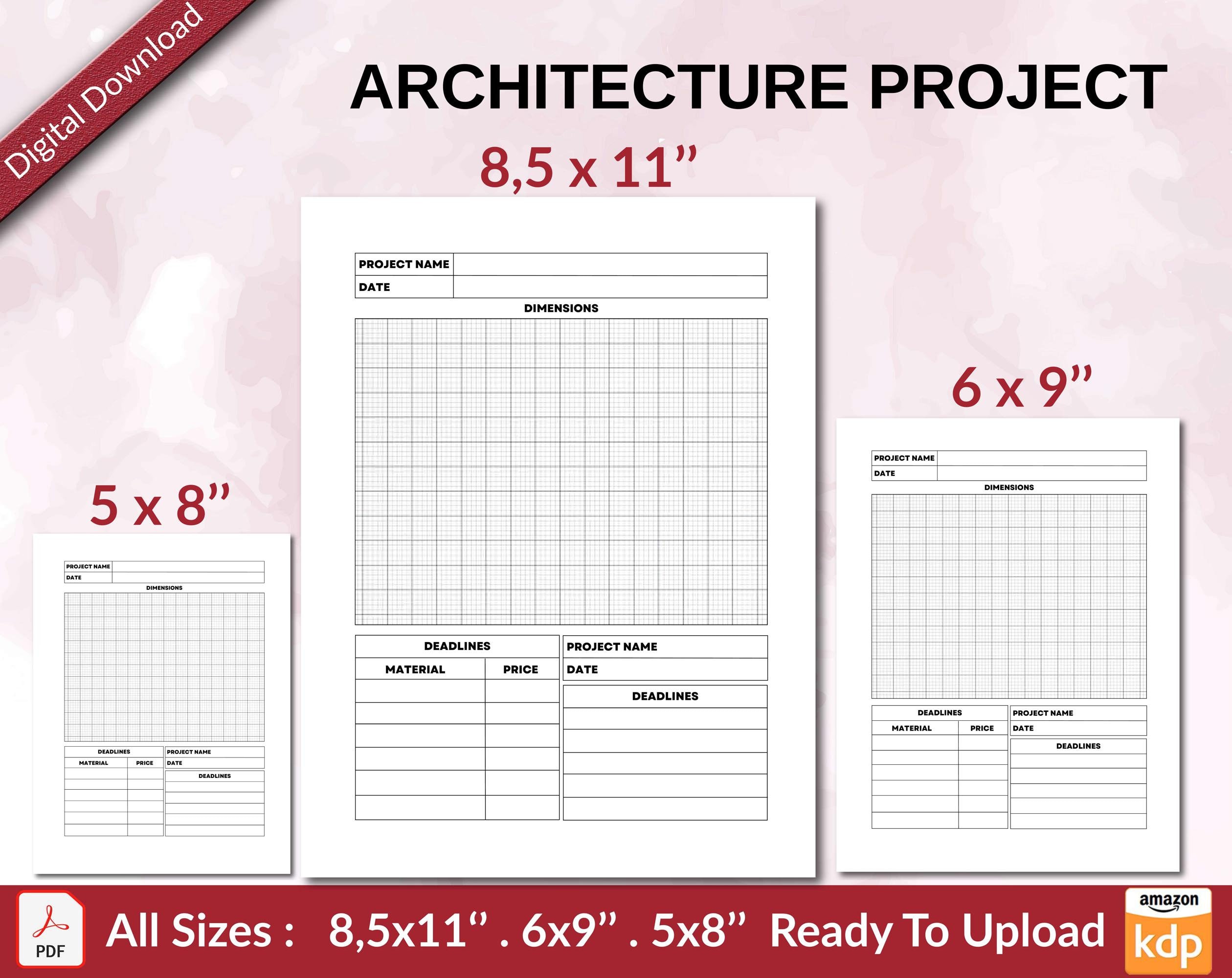 ARCHITECTURE Project 120 Pages Ready to Upload PDF Used as Low - Etsy