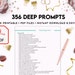 365 Prompts Journal, Mental Health Journal, Self Care Journal, Writing ...