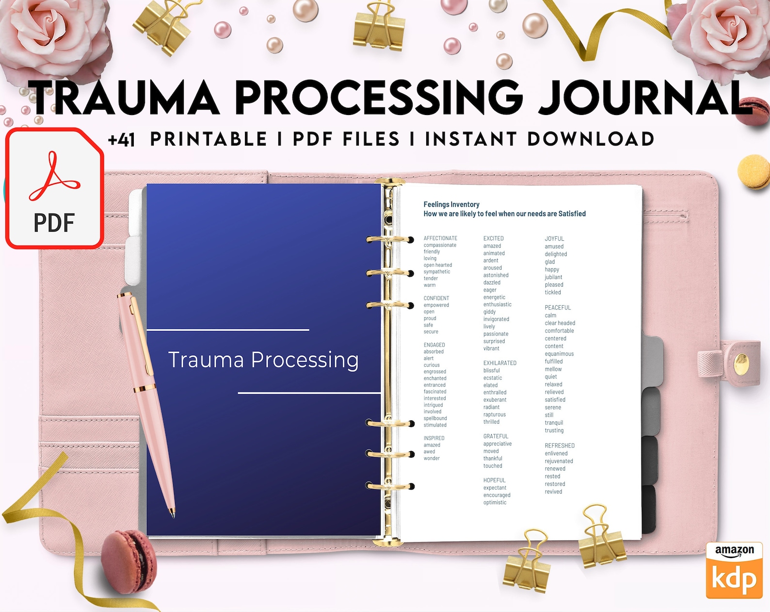 Trauma Processing Journal Pages Daily Self Care Mental - Etsy