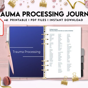 Trauma Processing Journal Pages, Daily Self Care, Mental Health ...