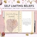 Self Limiting Beliefs, Boundaries, Self Esteem, Self Confidence Digital ...