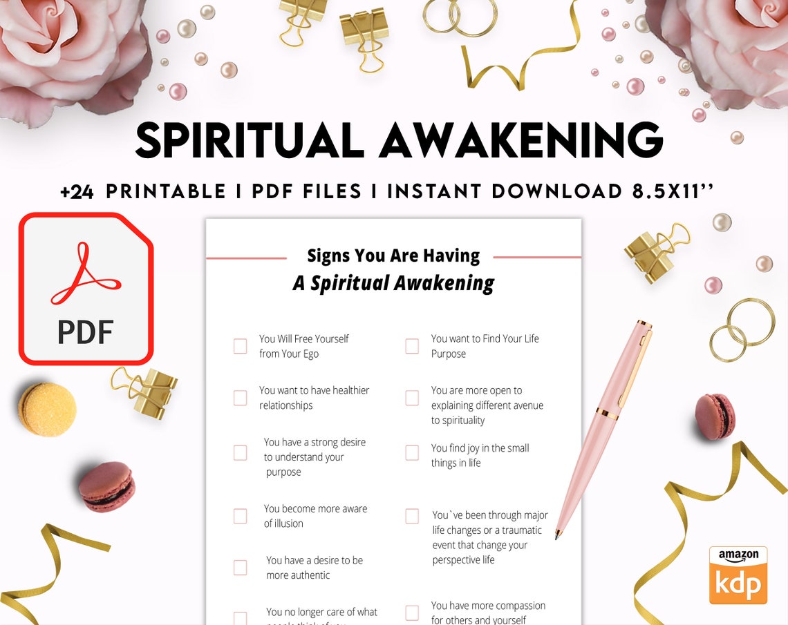 Printable Spiritual Awakening Workbook for Self Discovery - Etsy