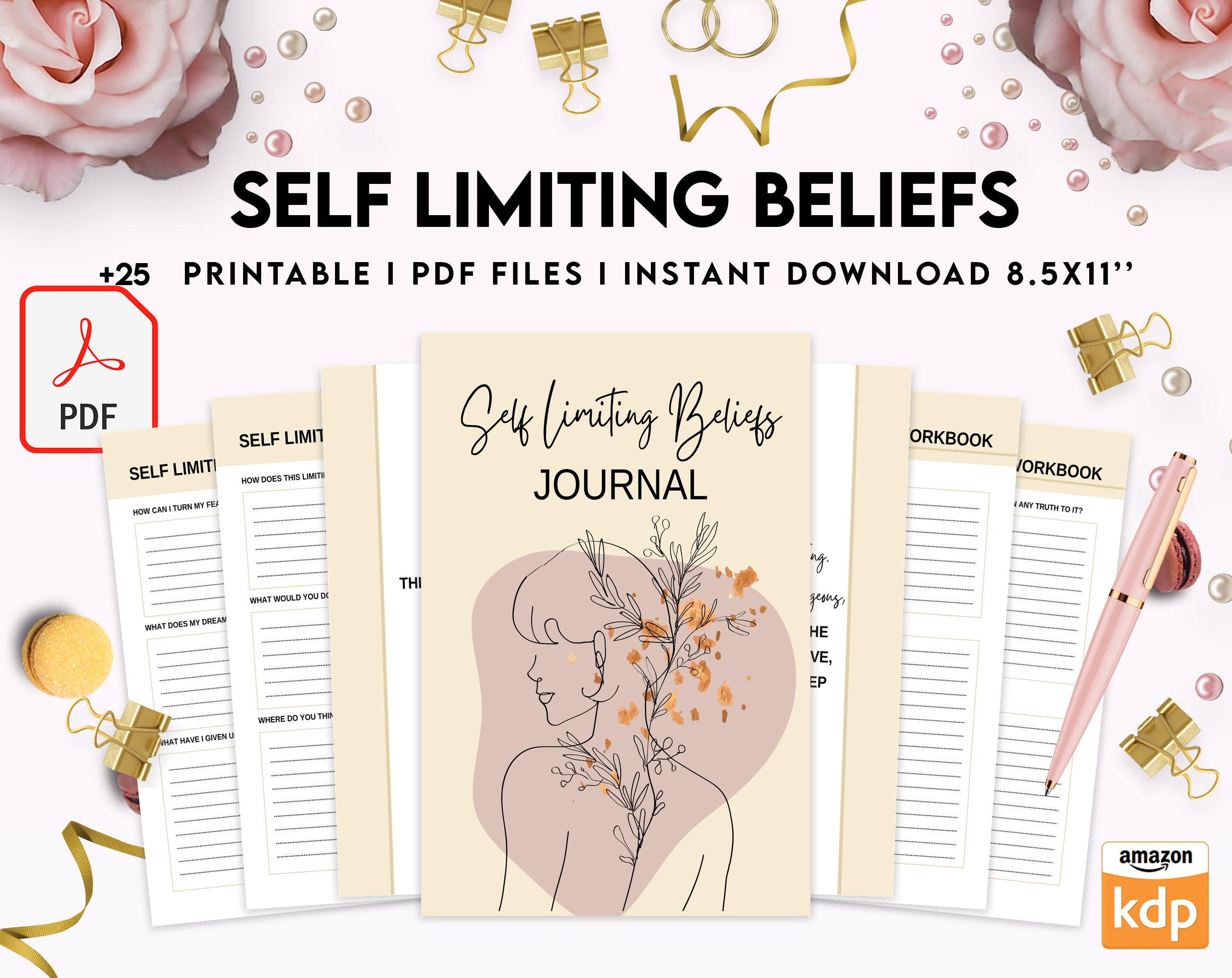 Self Limiting Beliefs, Boundaries, Self Esteem, Self Confidence Digital ...