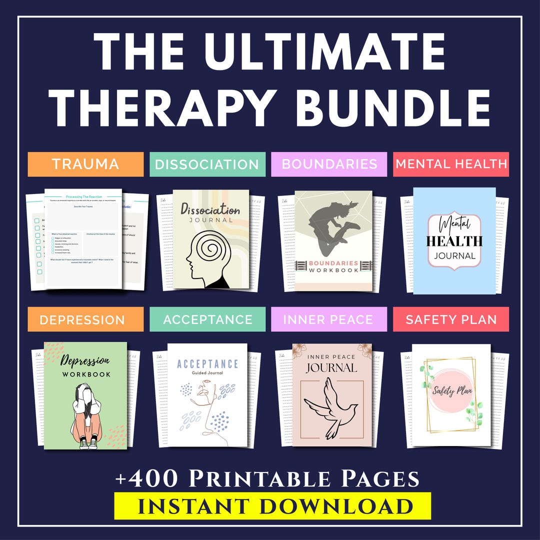 The Ultimate Therapy Bundle With Printable Resources, Therapy ...