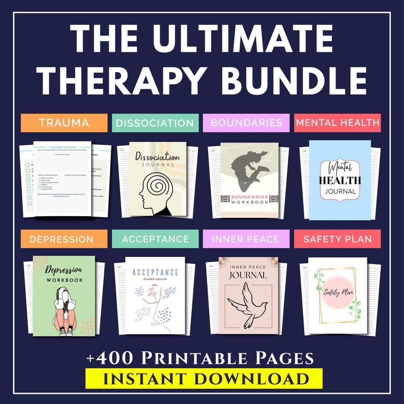 The Ultimate Therapy Bundle With Printable Resources, Therapy ...