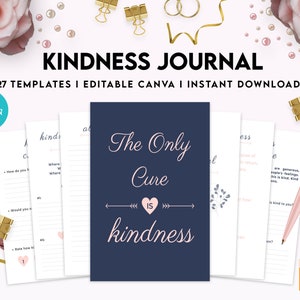 Kindness Journal, Act of Kindness, Therapy Journal , Self Discovery ...