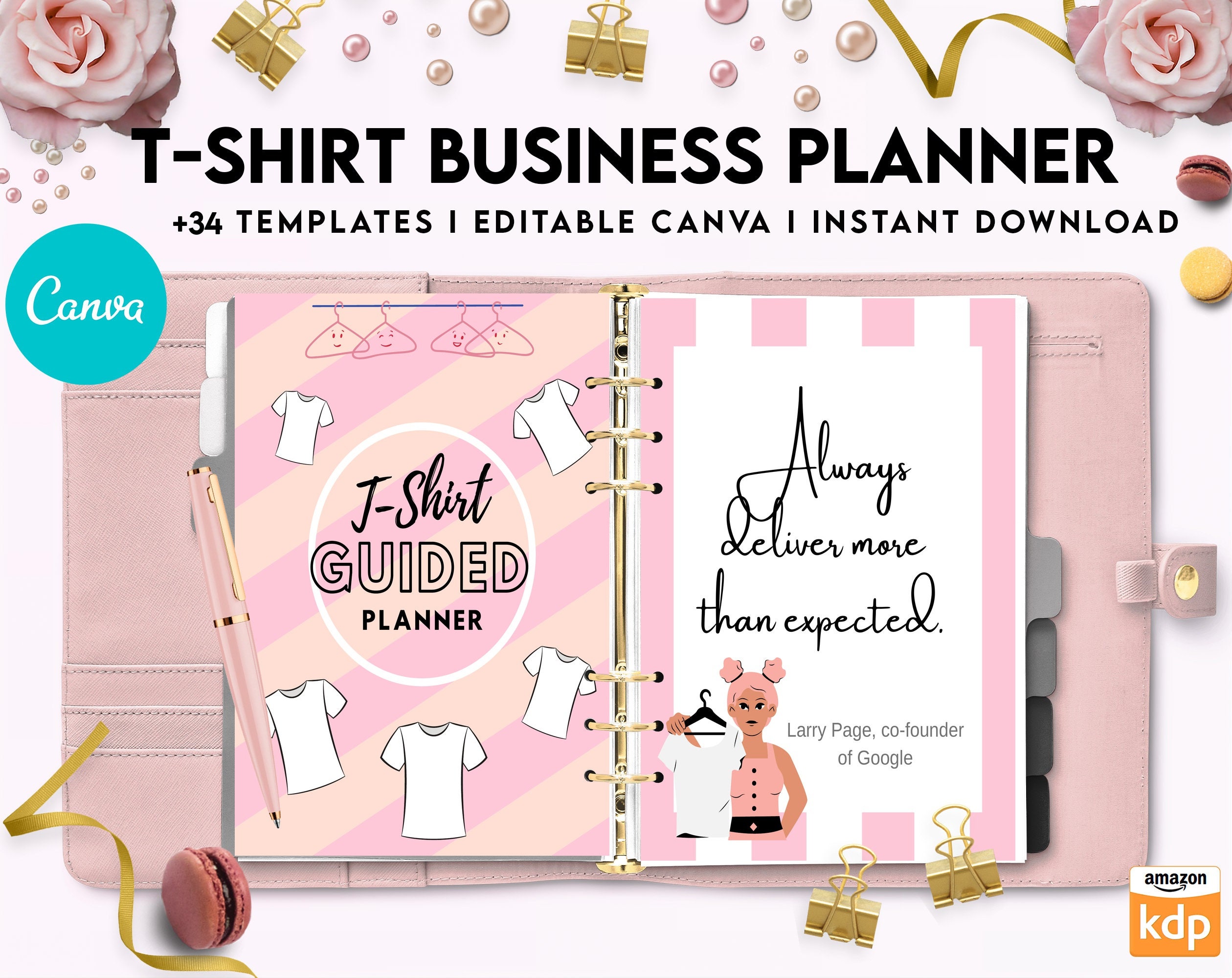 T-shirt Business Planner Template T-shirt Order Form - Etsy