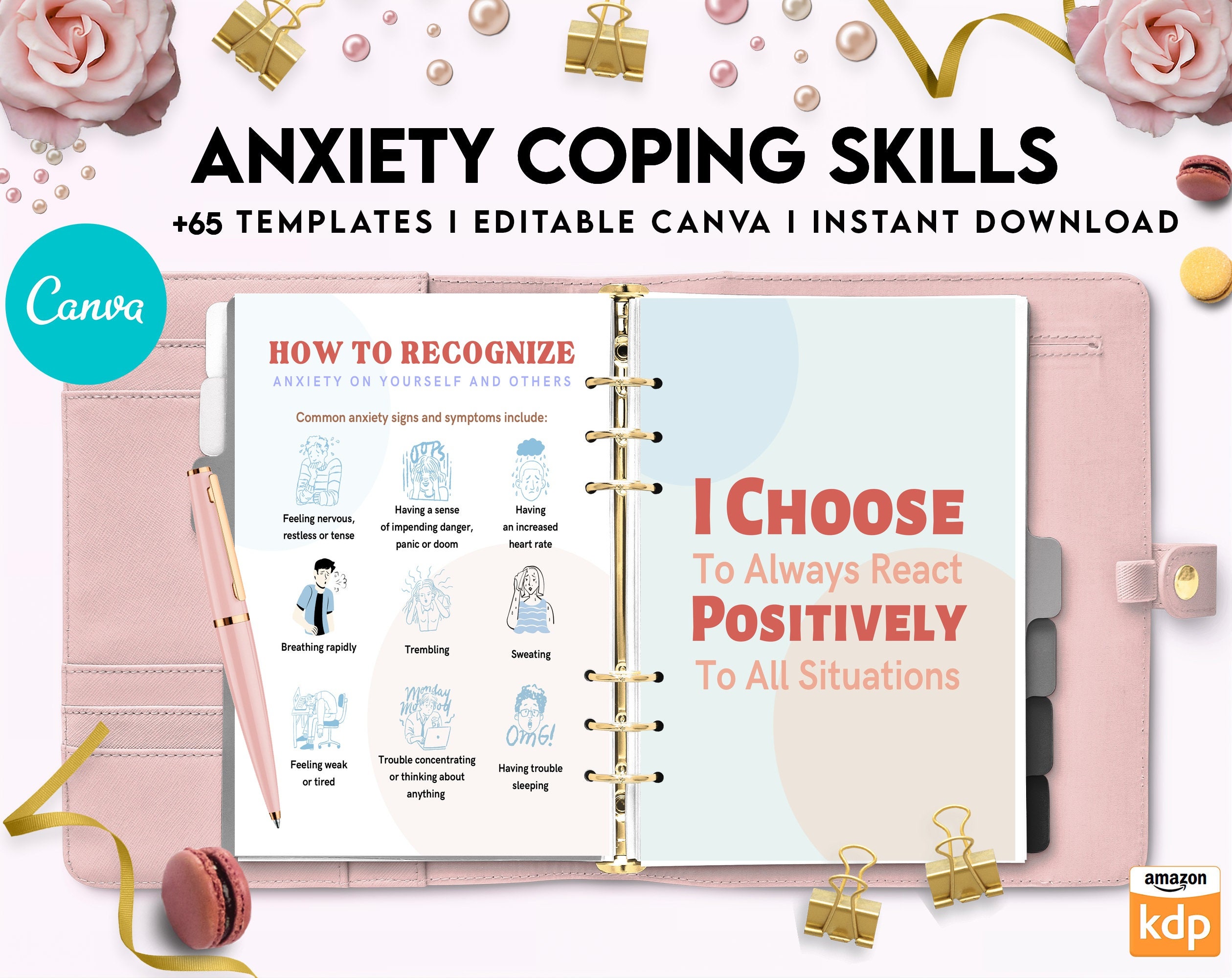 Anxiety Coping Skills Anxiety Therapy Journal Self Care - Etsy