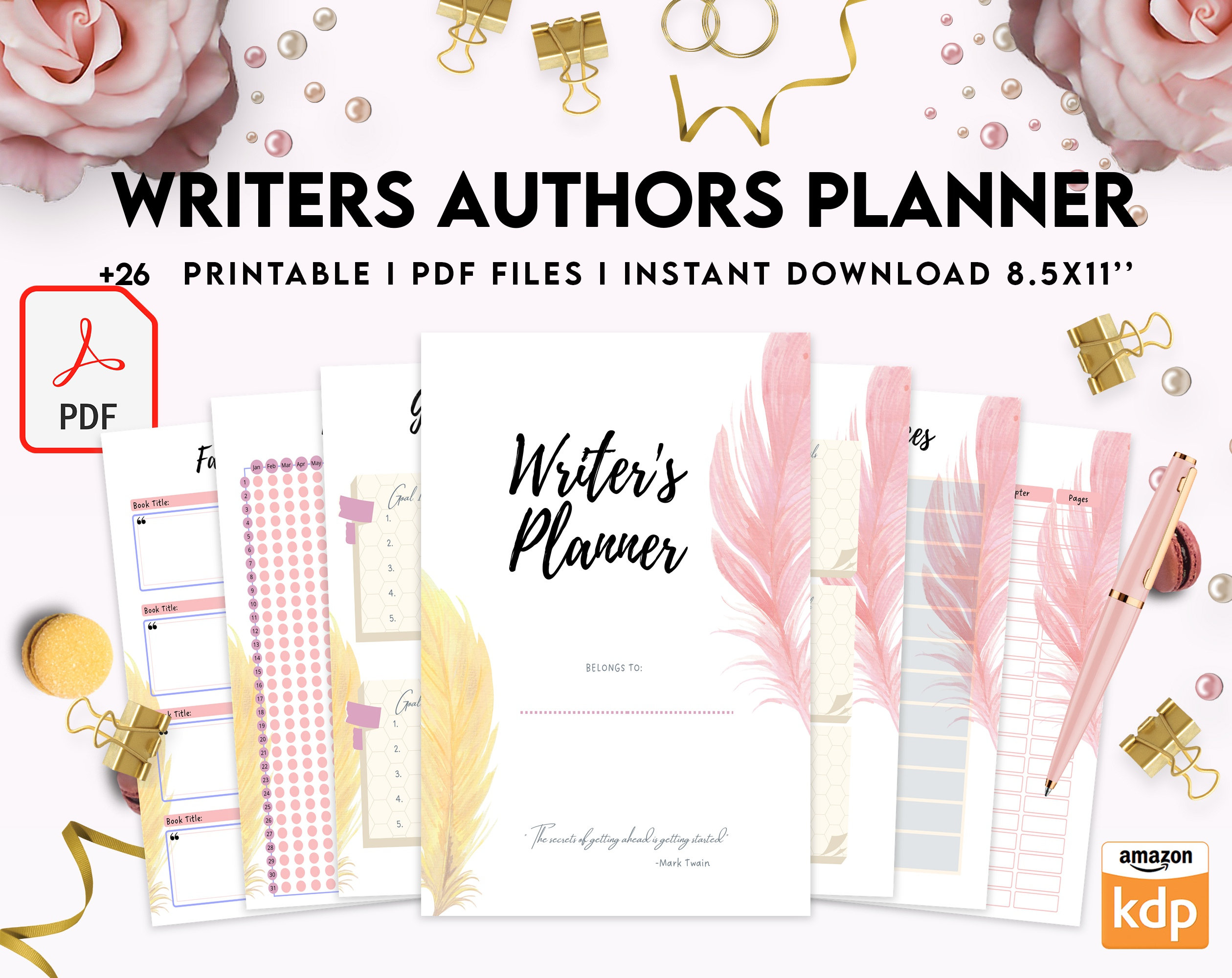 Author Planner Writers Planner Book Writing Planner Novel - Etsy