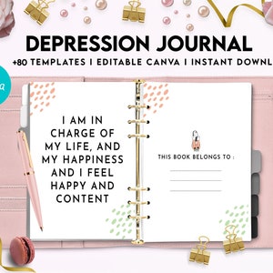 Depression Journal, Therapy Journal, Mental Health Journal, Anxiety ...