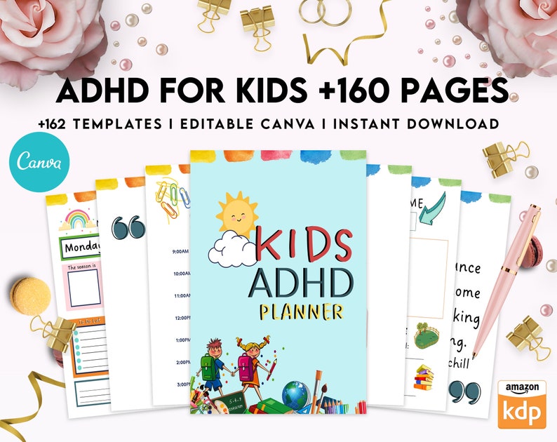 ADHD Planner for Kids Kids Mental Health Adhd Journal for - Etsy