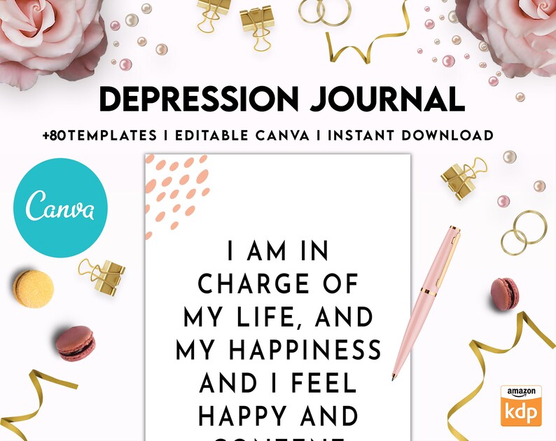 Depression Journal Therapy Journal Mental Health Journal - Etsy