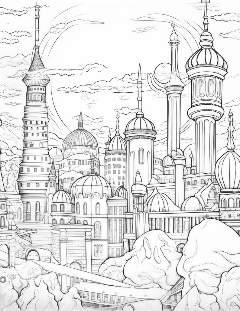 World of Wonders Coloring Book for Adults 260 Pages, Cozy Stress Relief ...