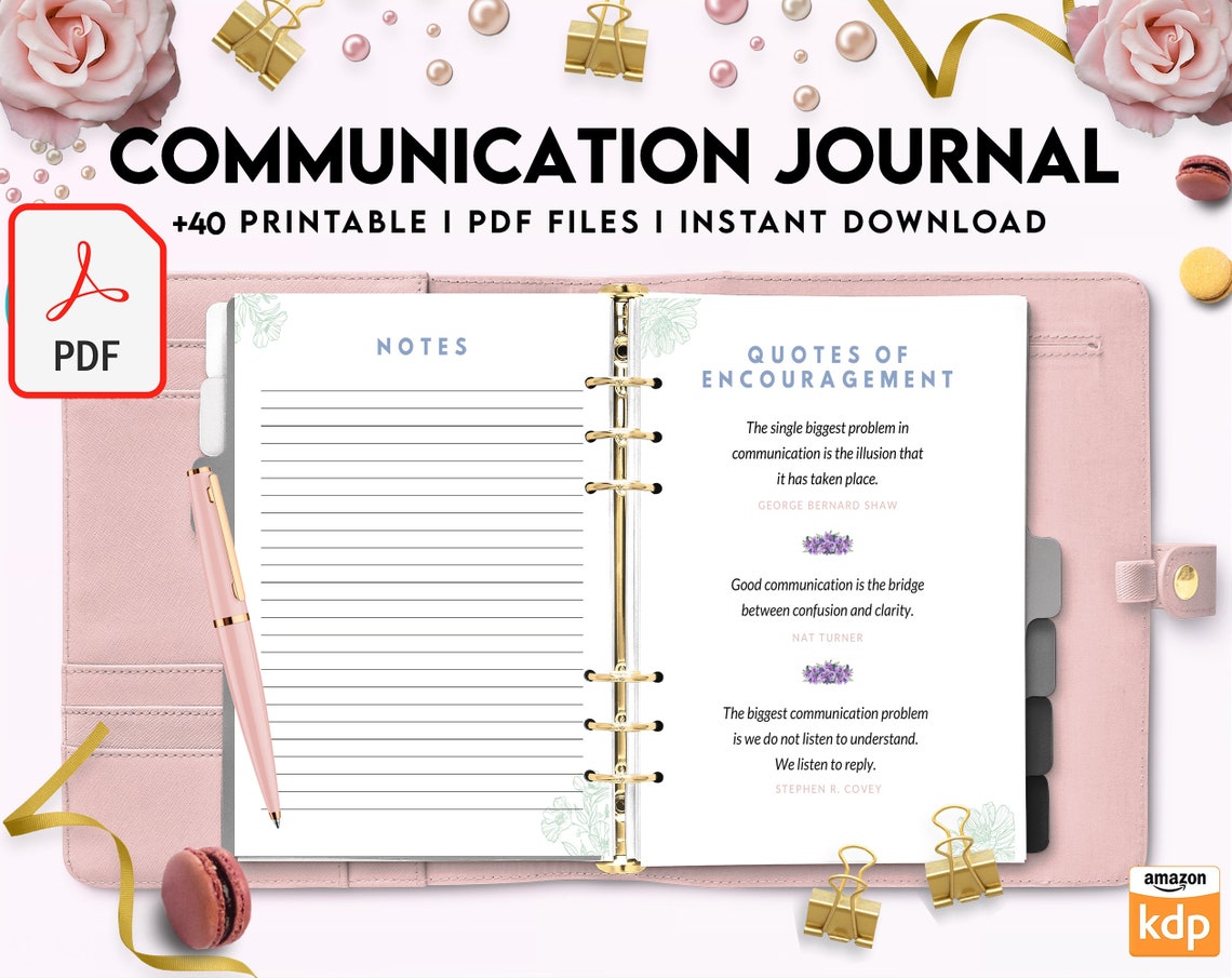 Communication Journal DBT Interpersonal Effectiveness Mental - Etsy