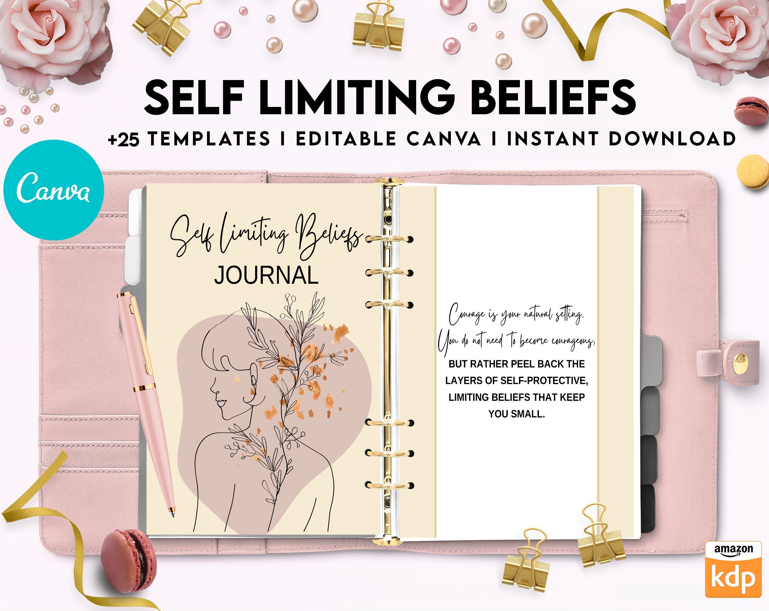 Self Limiting Beliefs Boundaries Self Esteem Self - Etsy