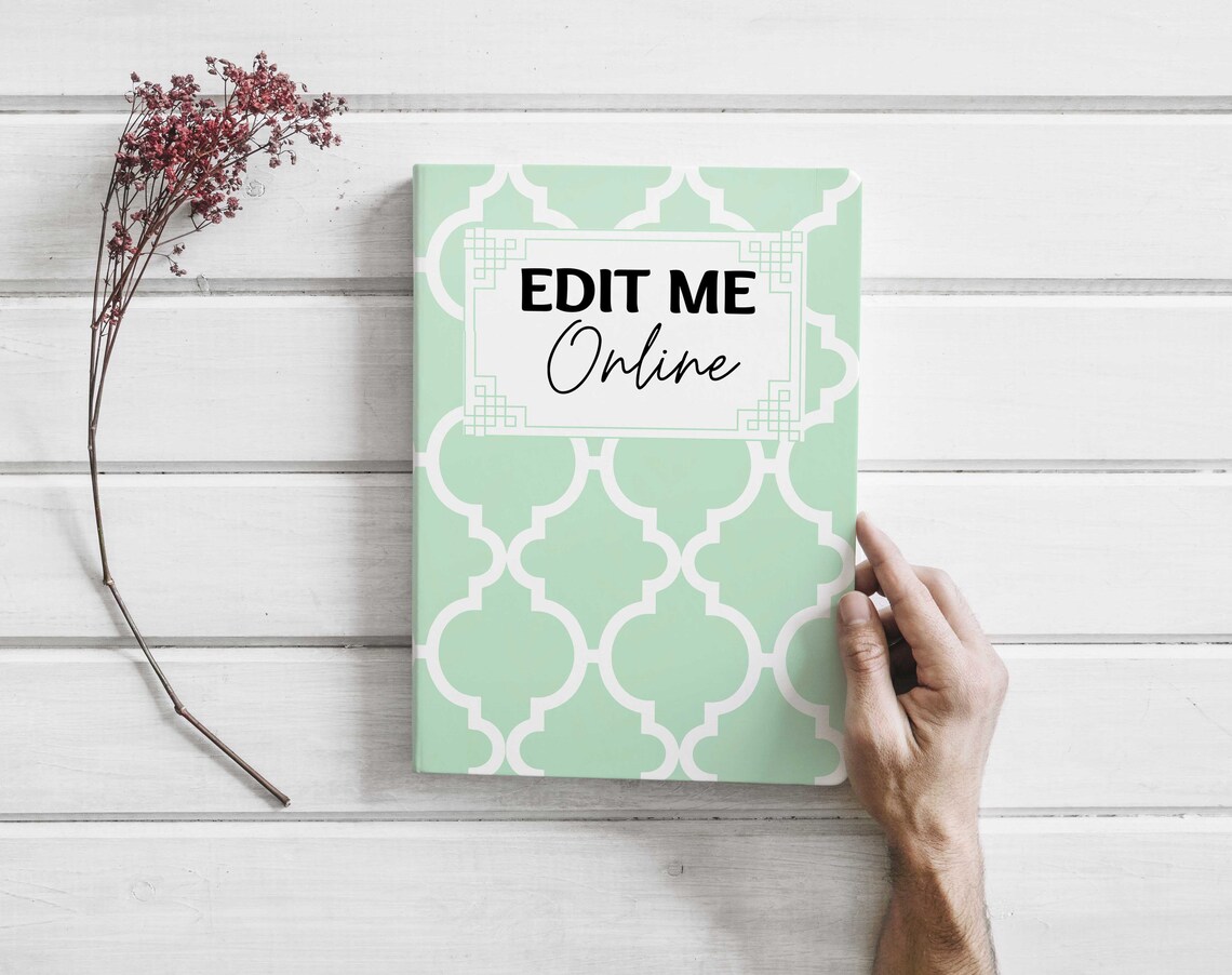 5 Covers Bundle Template Canva Editable for Notebook Journal - Etsy