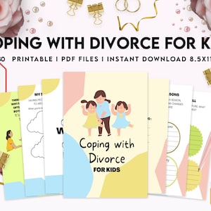 Coping With Divorce for Kids, Kids Therapy, Coping Skills, Divorce Kids ...