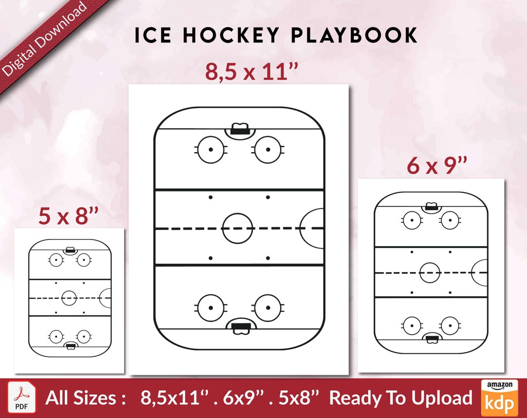 Ice Hockey Playbook 120 Pages Ready to Upload PDF Used as Low Content ...