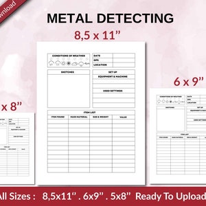 METAL Detecting 120 Pages Ready to Upload PDF Used as Low Content ...