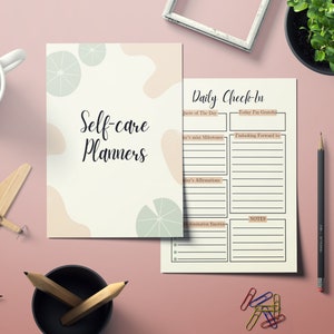 Self-care Self Love Wellness, Guided Journal With Prompts 63 Pages PDF ...
