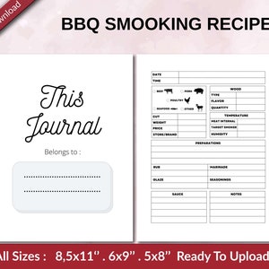 BBQ Smooking Recipe 120 Pages Ready to Upload PDF Used as Low Content ...