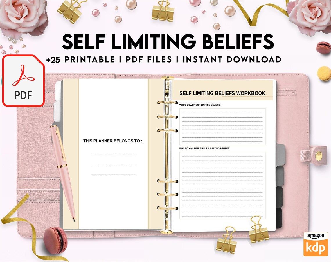 Self Limiting Beliefs, Boundaries, Self Esteem, Self Confidence Digital ...