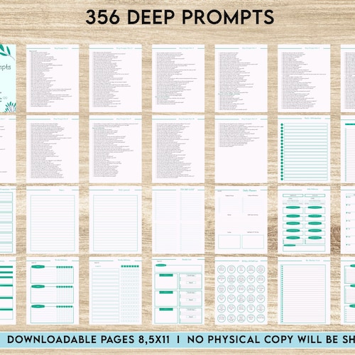 365 Self-discovery Journal Prompts Printable Shadow Work - Etsy
