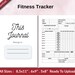 Fitness Tracker 120 Pages Ready to Upload PDF Used as Low Content ...