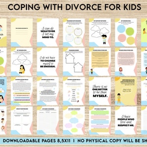 Coping With Divorce for Kids, Kids Therapy, Coping Skills, Divorce Kids ...