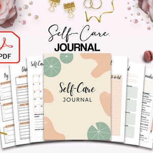 Self-care Self Love Wellness, Guided Journal With Prompts 63 Pages PDF ...