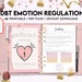 DBT Emotion Regulation Planner | Dialectical Behavioural Therapy ...