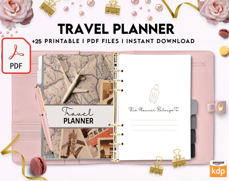 Travel Planner, Travel Checklist , Trip Organizer, Vacation Planner ...