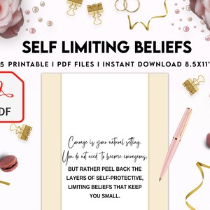 Self Limiting Beliefs, Boundaries, Self Esteem, Self Confidence Digital ...