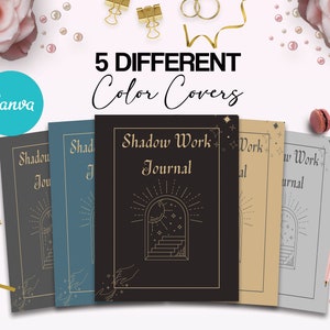 Shadow Work Guided Journal With Prompts 100 Editable Templates, 8.5x11 ...