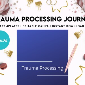 Trauma Processing Journal , Trauma Therapy, PTSD Worksheets, Emotion ...