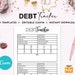 Debt Tracker 3 Editable Canva Templates for Journal, Canva KDP Editable ...