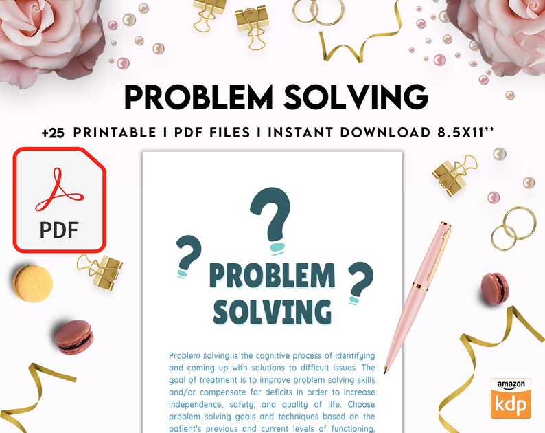 Problem Solving Decision Making Therapy Journal Anxiety - Etsy