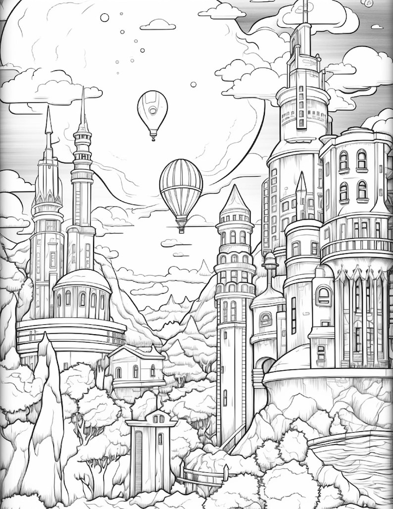 World of Wonders Coloring Book for Adults 260 Pages, Cozy Stress Relief ...