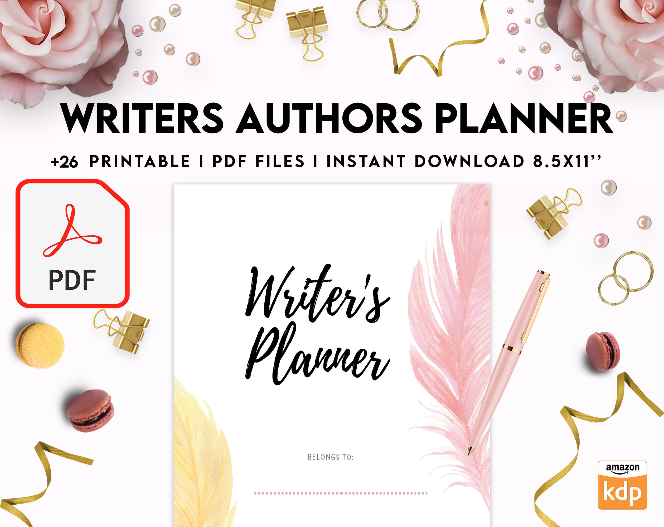 Author Planner Writers Planner Book Writing Planner Novel - Etsy