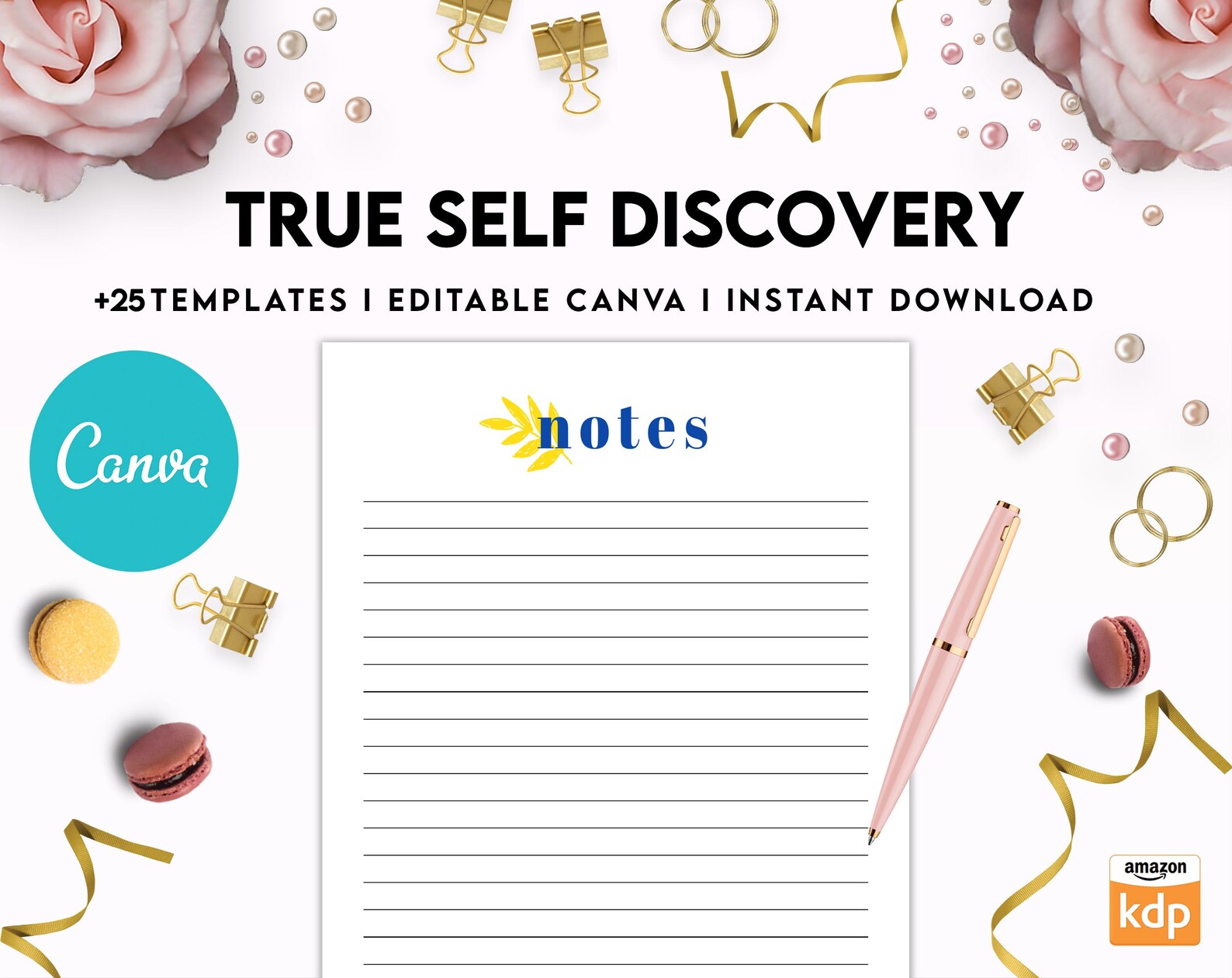 True Self Discovery Self Esteem Self Love Journal Self Etsy