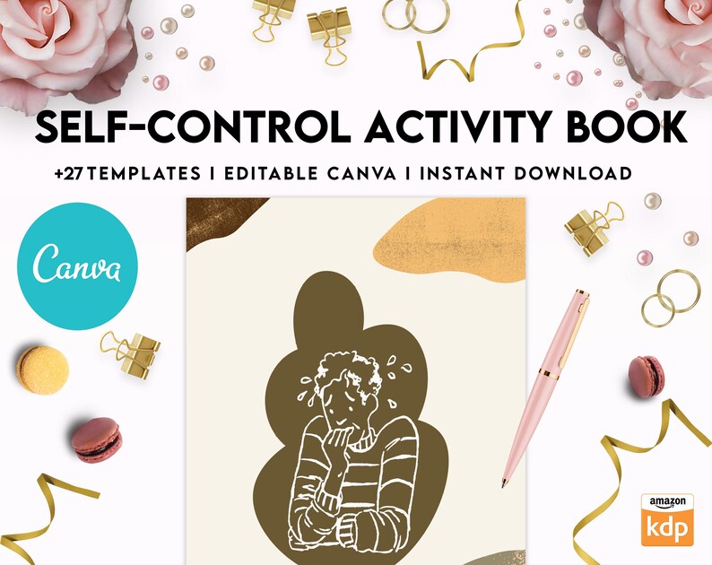 Self-control Interactive Worksheet Journal Inserts Planner - Etsy