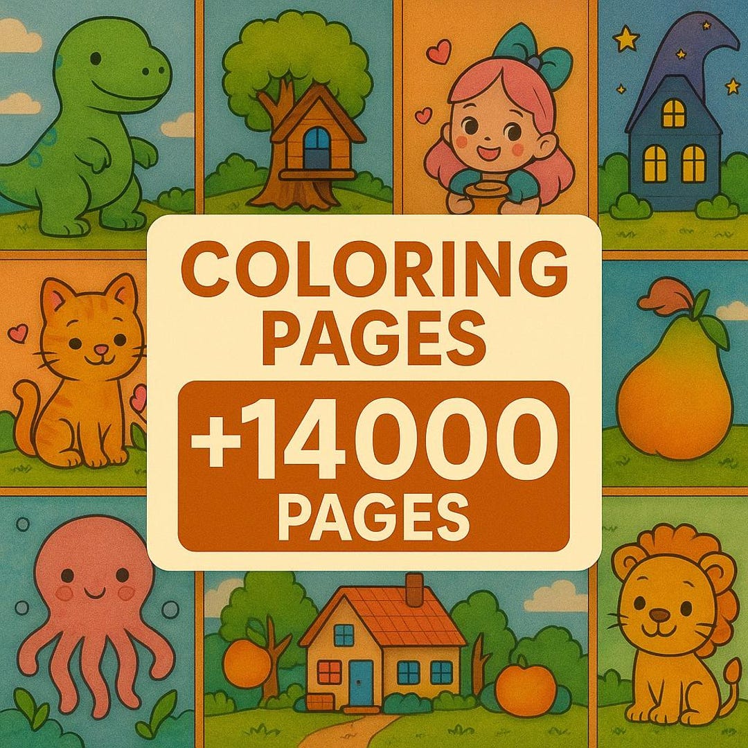 14000+ Coloring Pages for All Ages – Anti Stress, Relaxing Cozy Cute ...