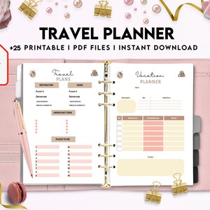 Travel Planner, Travel Checklist , Trip Organizer, Vacation Planner ...