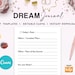 Dream Journal 7 Editable Canva Templates for Journal, Canva KDP Dream ...